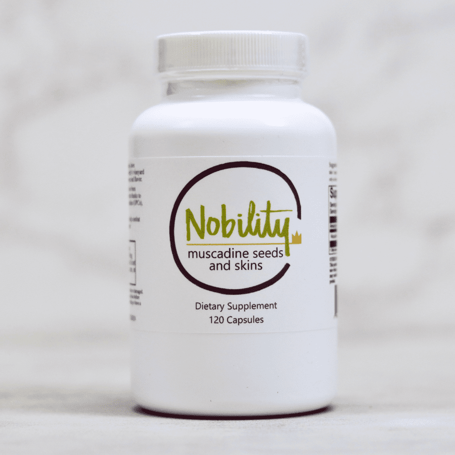 Muscadine Capsules – Seed & Skin | Nobility Naturals